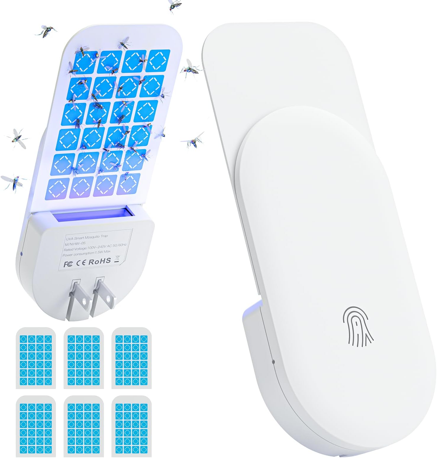 Amazon.com : SmartCatch Flying Insect Trap Plug-in for Gnats, Fruit Flies, Mosquito, House Flies ...