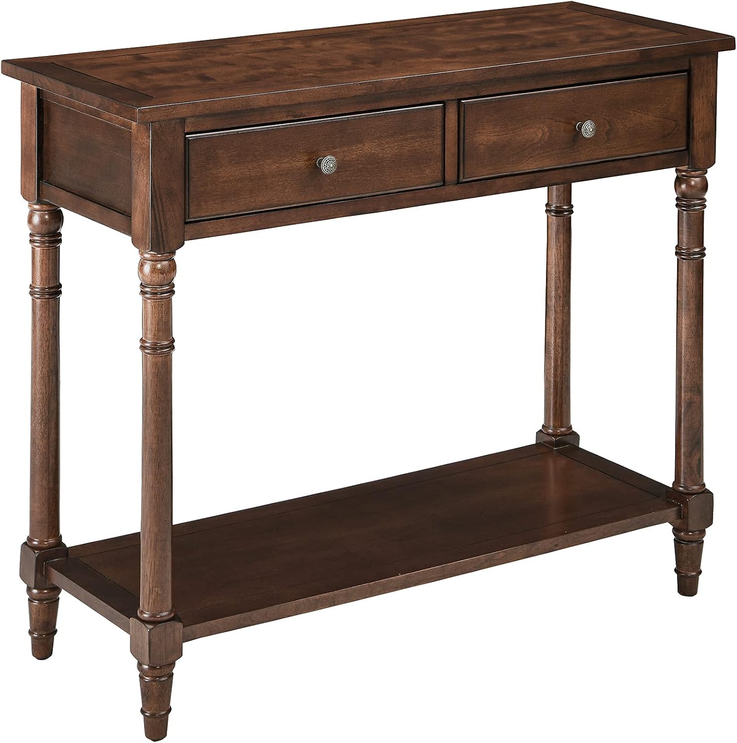 Amazon.com: LEEMTORIG Entryway Table with Storage Drawers, Console ...