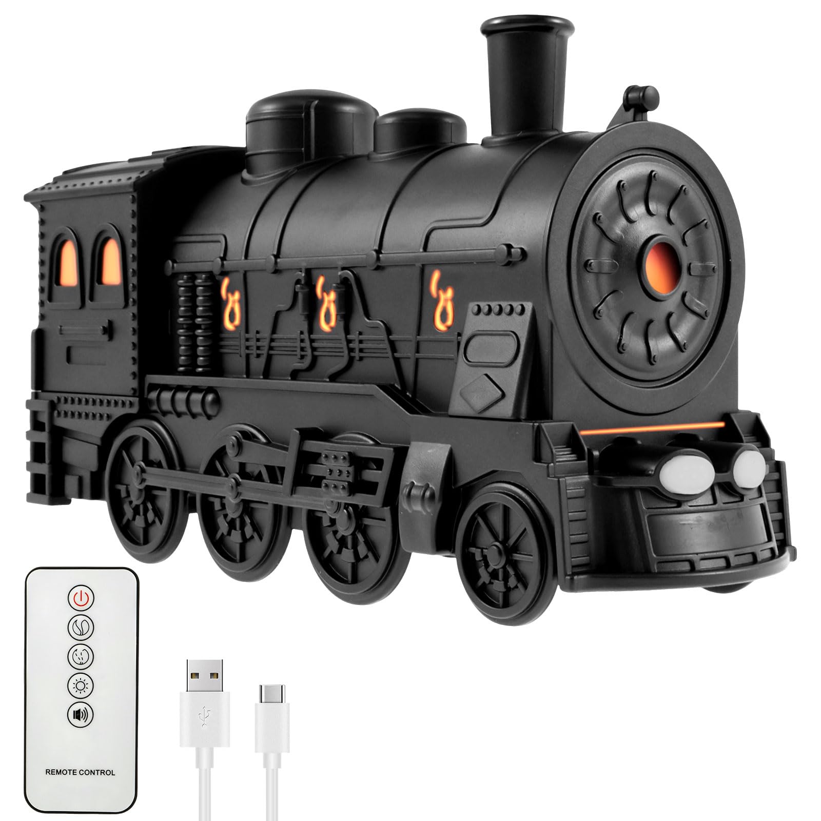 Steam Train Essential Oil Diffuser Retro Steam Train Humidifier with ...