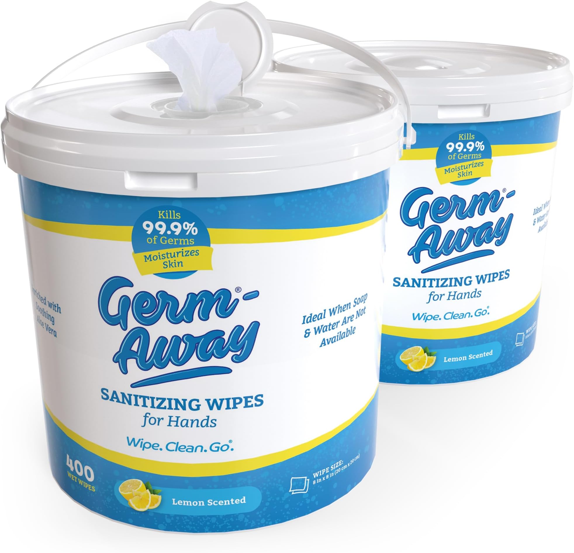 Amazon.com : Disinfecting Antibacterial Wet Hand Wipes -10 Pack ...