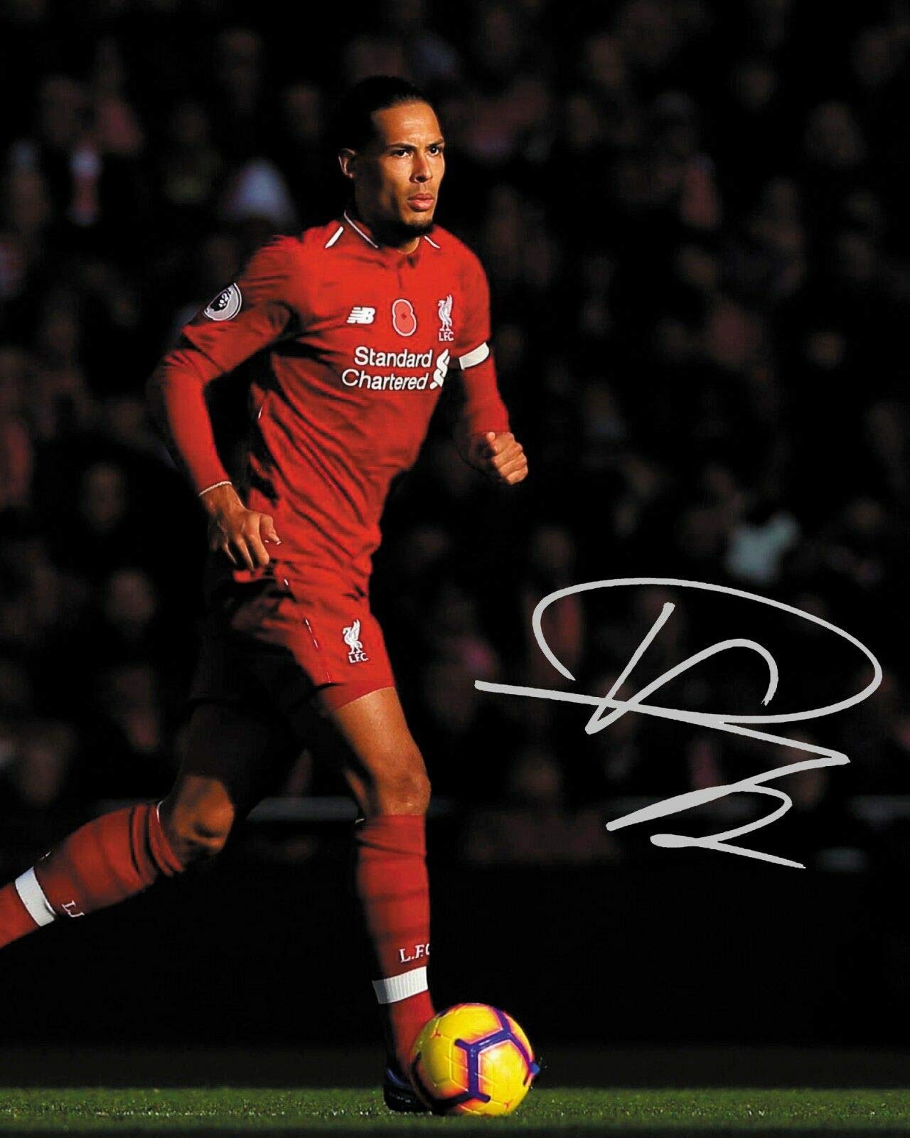 DS Virgil Van Dijk - Liverpool Autographed Signed A4 21cm x 29.7cm ...