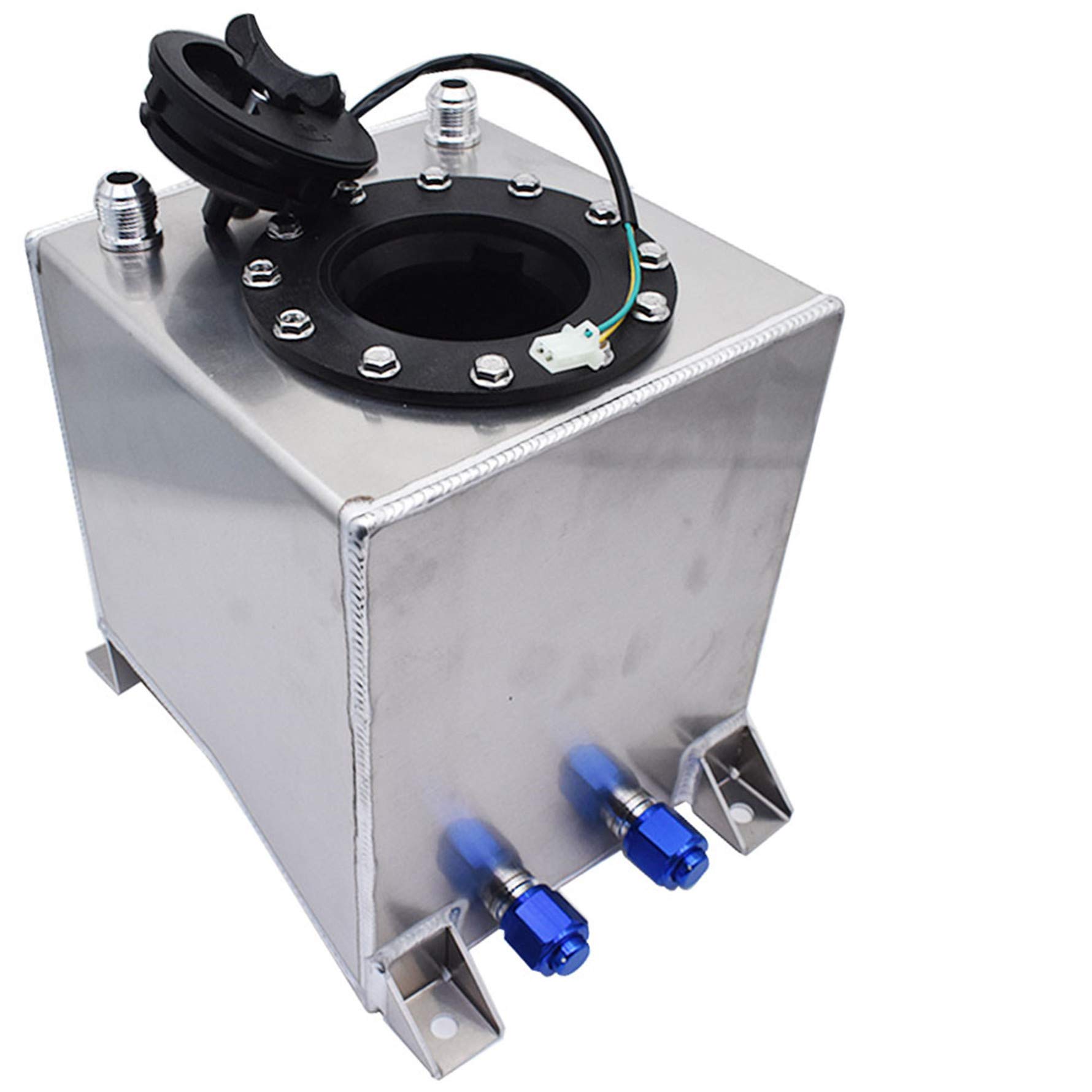 Amazon.com: 2.5 Gallon Universal Fuel Cell Tank Aluminum Polished Race ...