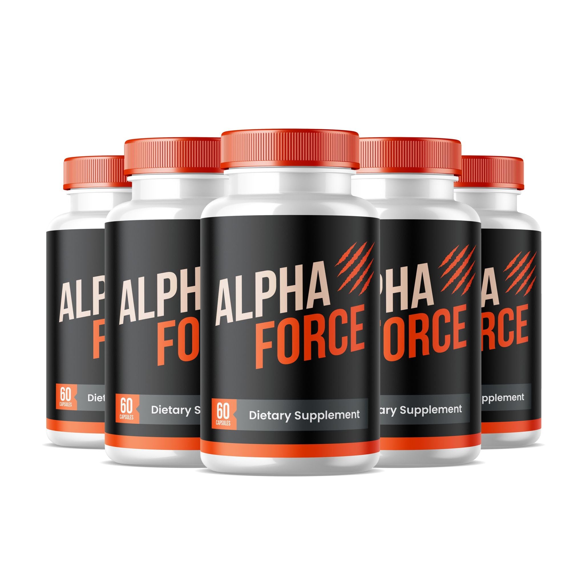 Buy (5 Pack) Alpha Force Max, Alpha Force Max Advanced Formula for Max ...