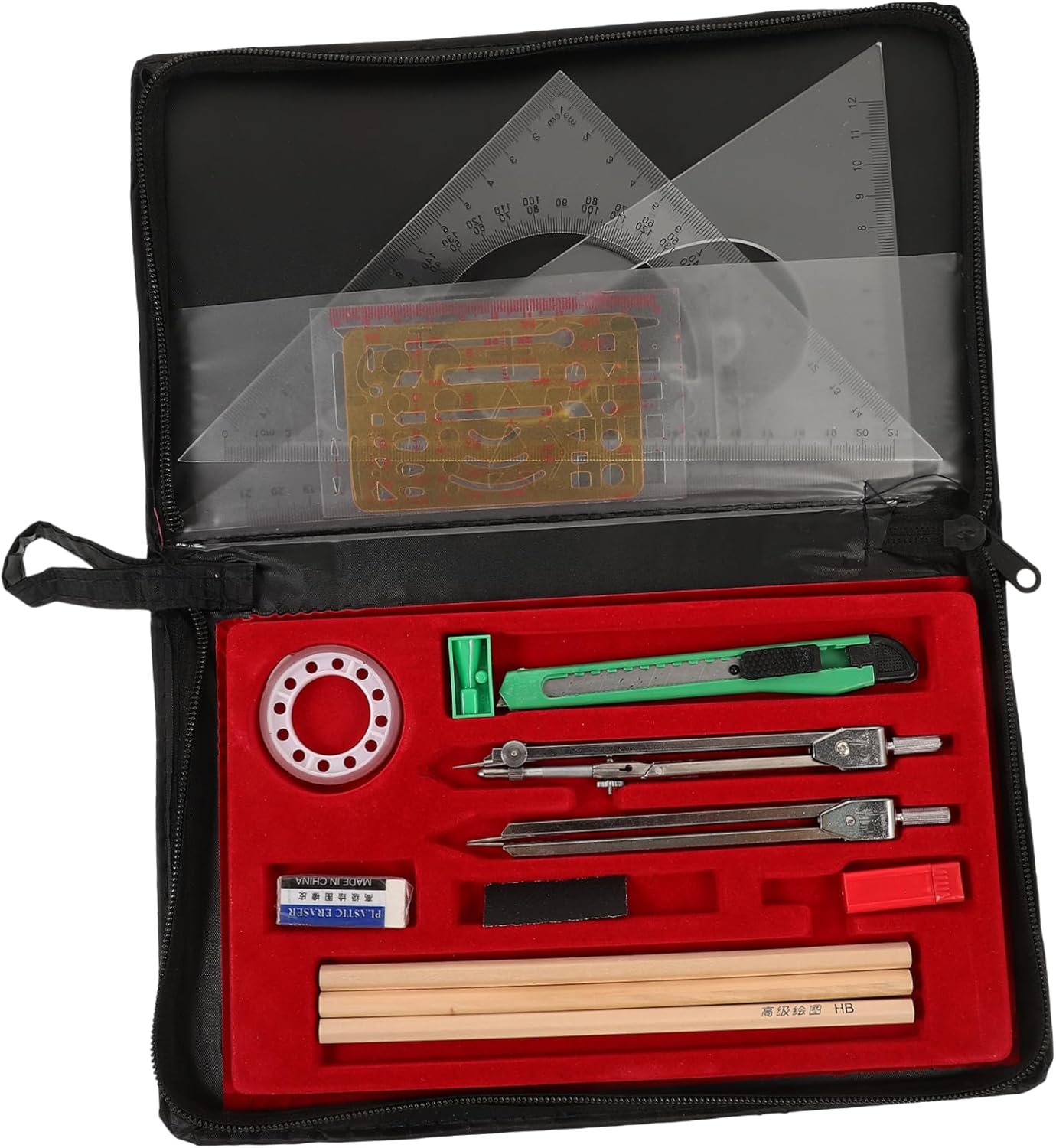 Amazon.com : EXCEART Multi-Functional Drawing Compasses and Geometry ...