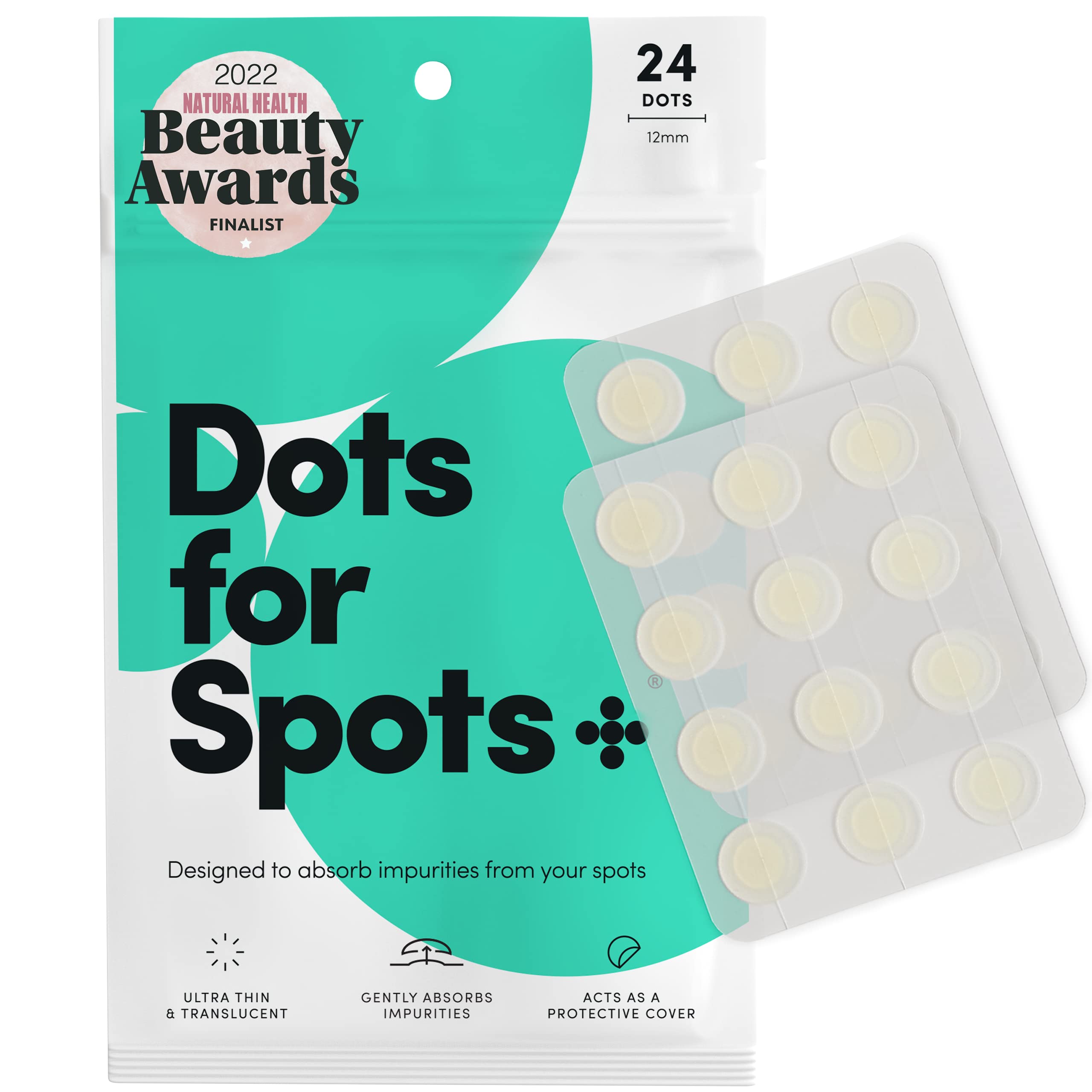 Buy Dots For Spots Pimple Patches For Face Pack Of 24 Hydrocolloid 