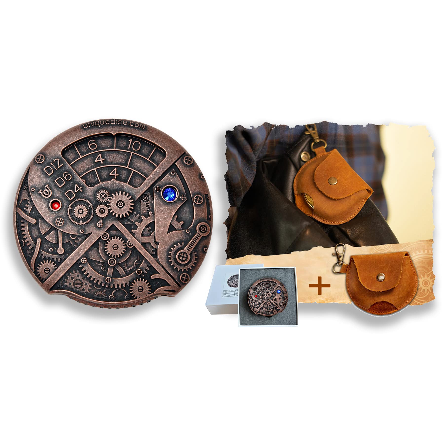 Amazon.com: Unique Dice Roulette Dice Metal Dice Set Mechanical Dice ...