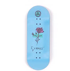 Amazon.com: Exodus Deep Concave Fingerboard Deck (Light Blue Anoixi ...
