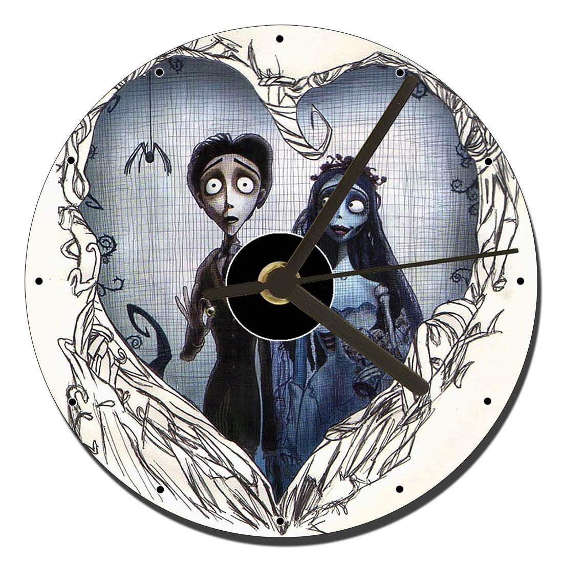 Buy MasTazas Corpse Bride Tim Burton C CD Clock 12cm Online at ...