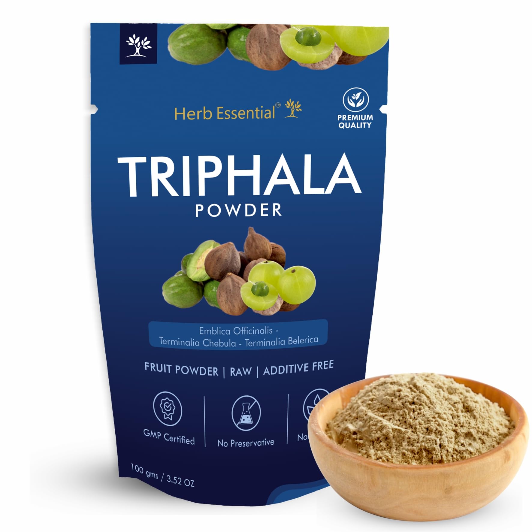 Herb Essential Pure Triphala Powder Wild Grown : Amazon.in: Health ...