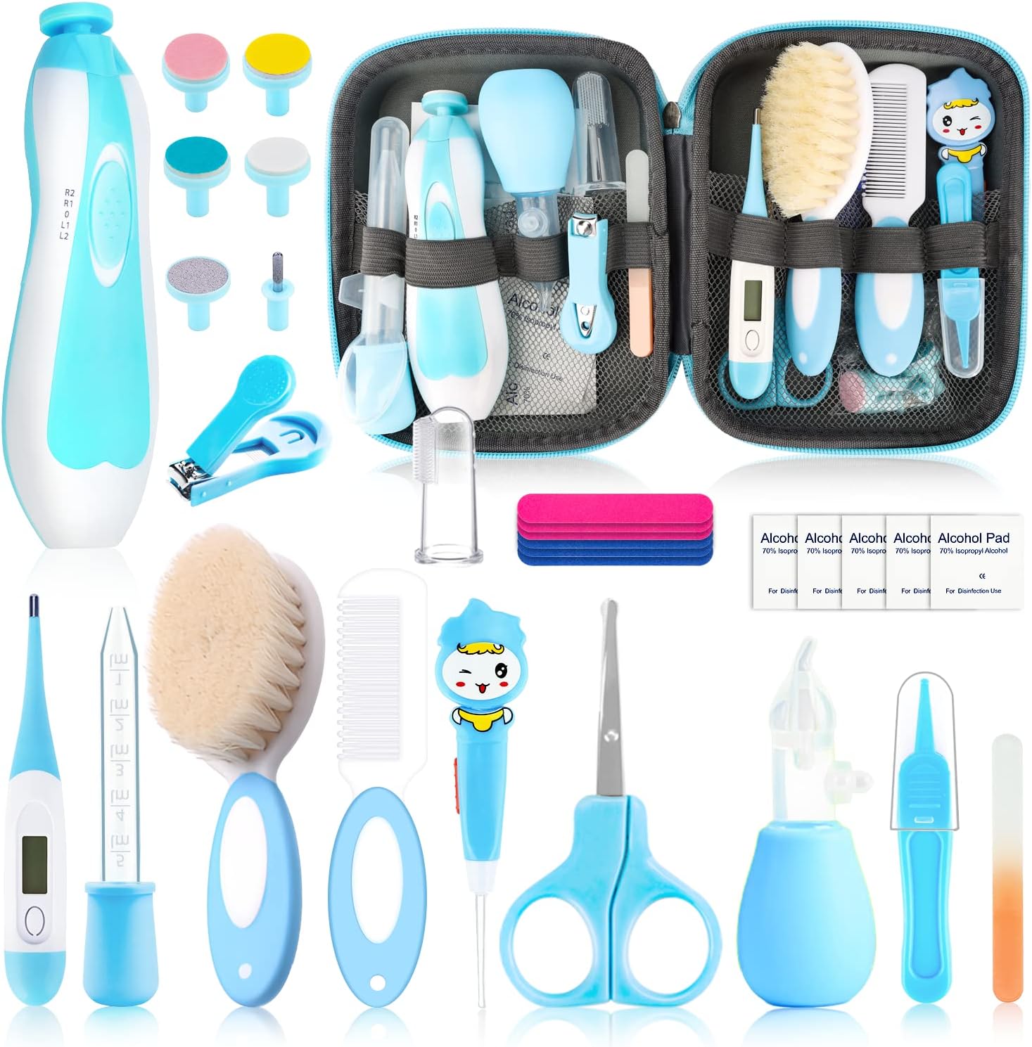 Amazon.com: Baby Healthcare and Grooming Kit, Baby Safety Set Newborn ...
