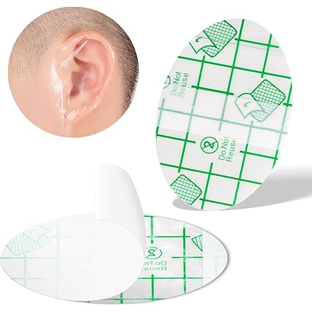 Amazon.com: 100 Pack Clear Disposable Ear Protectors Waterproof Ear ...