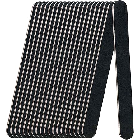 Amazon.com : HeeYaa Nail File 10 PCS Professional Double Sided 100/180 ...