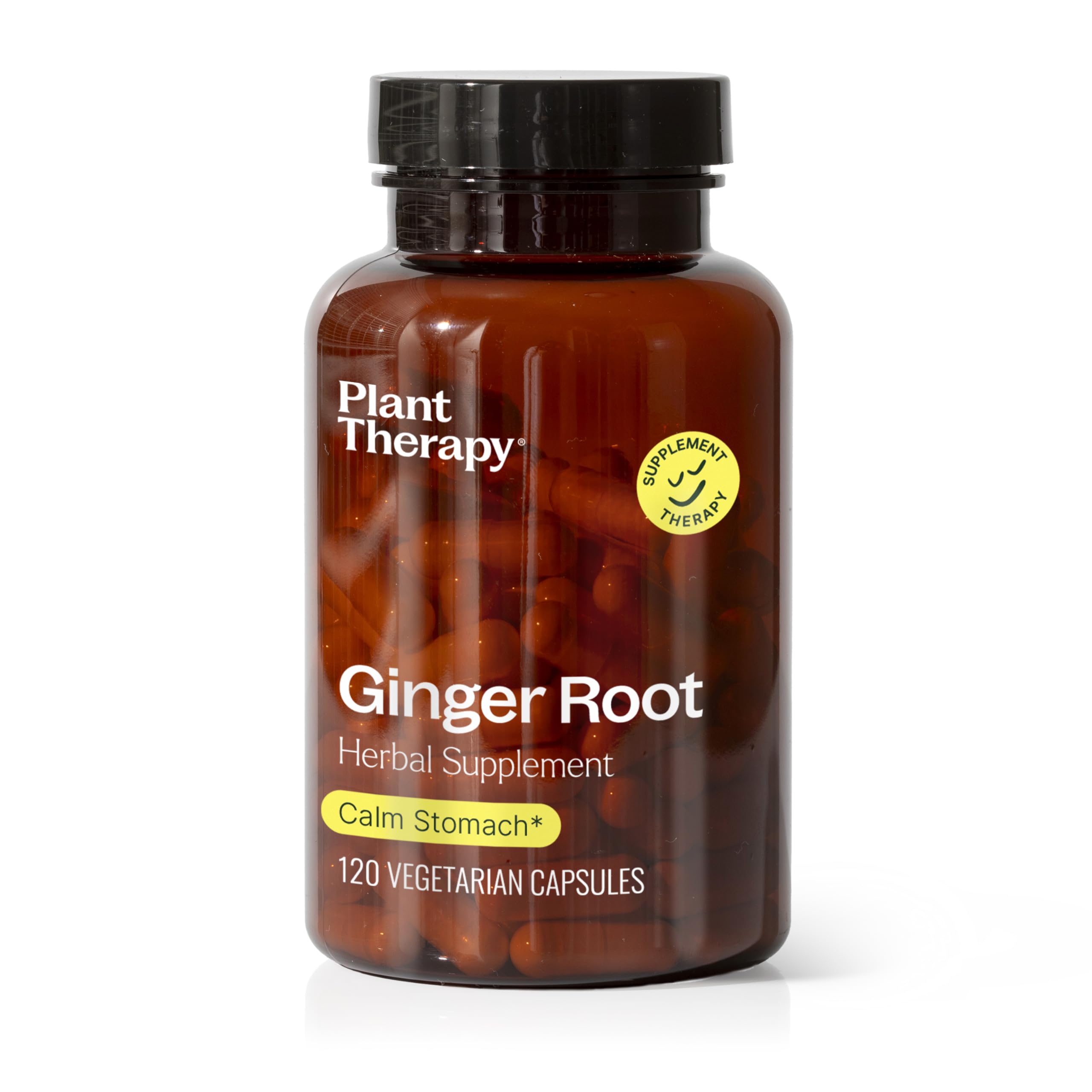 Amazon.com: Plant Therapy Ginger Root Herbal Supplement Capsules, Calms ...