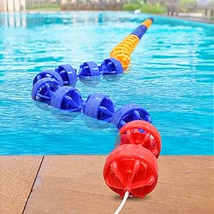 Amazon.com: BbteK Floating Lane Divider Ropes Inground Pool Divider ...