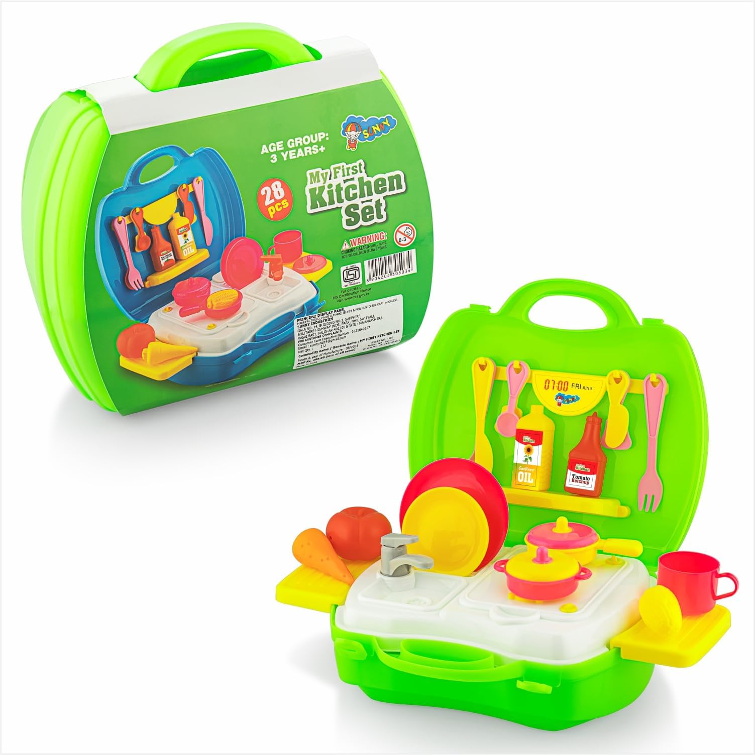 Buy Storio Toys Kitchen Set for Kids Girls Big Cooking Set Light and ...