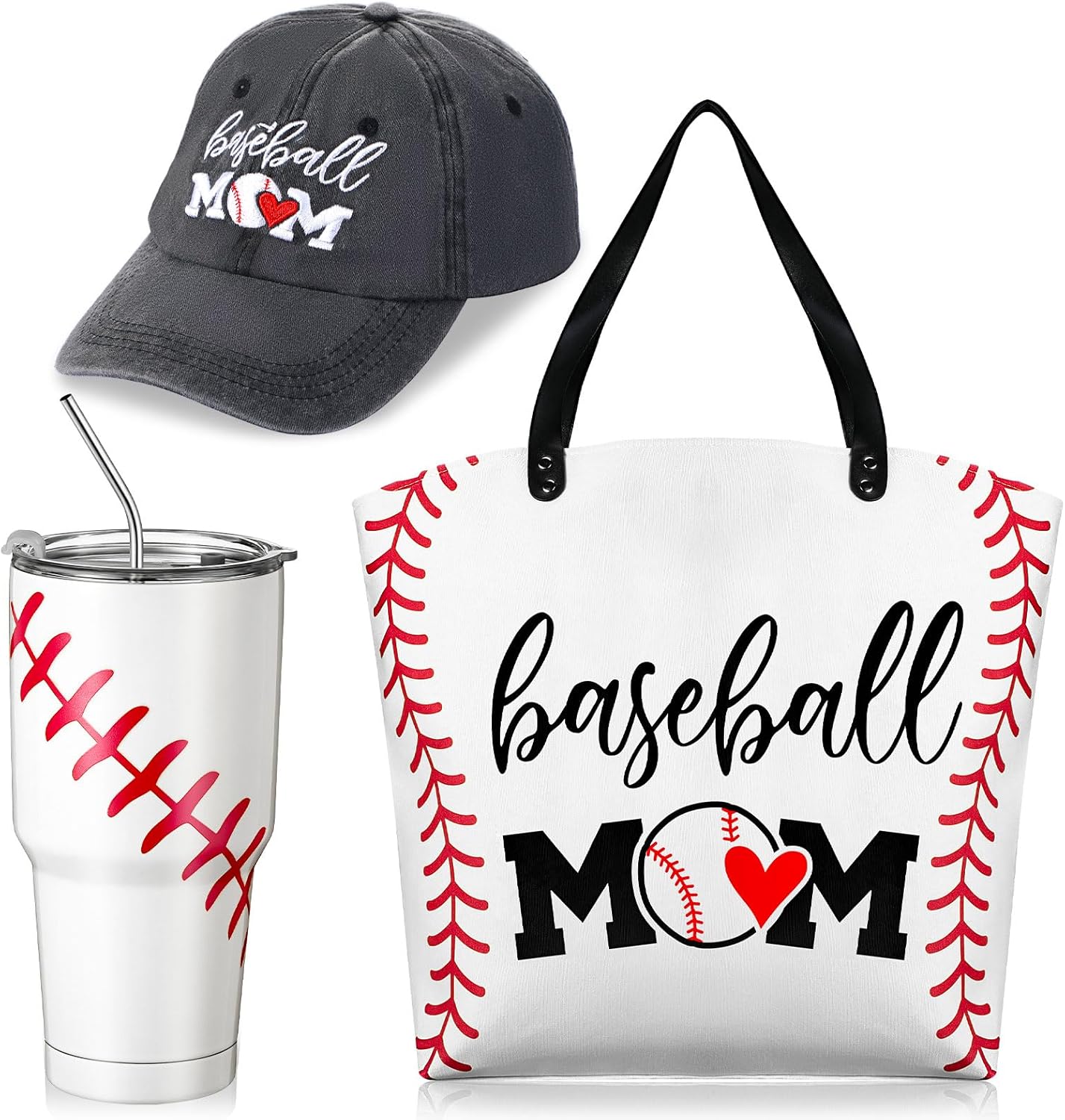 Amazon.com: Talltalk Baseball Mom Gifts Include 30oz Tumbler Softball ...