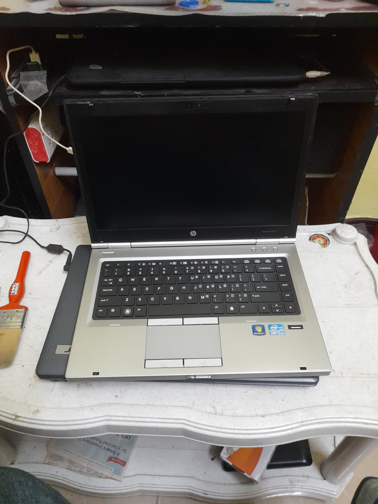 HB PLUS Laptop Keyboard Compatible for HP Elitebook 8460P, 8460W, 8470p ...