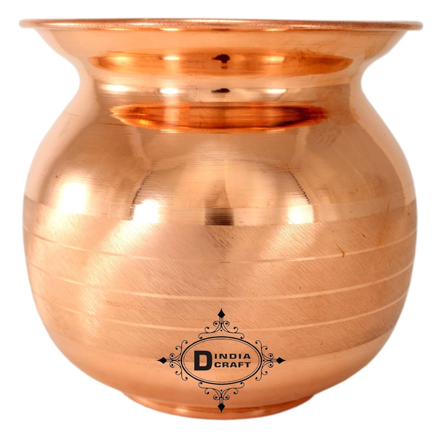 D INDIA CRAFT Copper Lota Kalash Pot for Yagya Havan Pooja 220GM 1000 ...