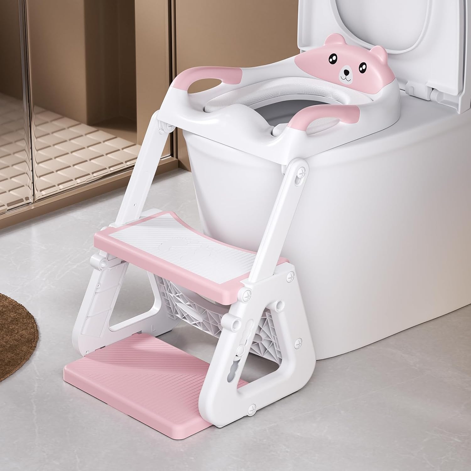 Amazon.com: Potty Training Toilet Seat with Step Stool Ladder ...