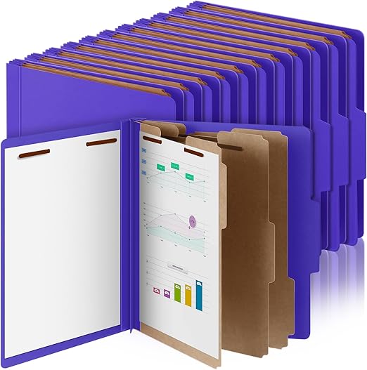 Amazon.com : Skyygemm 36 Pcs Classification Folders Letter Size, 3 ...