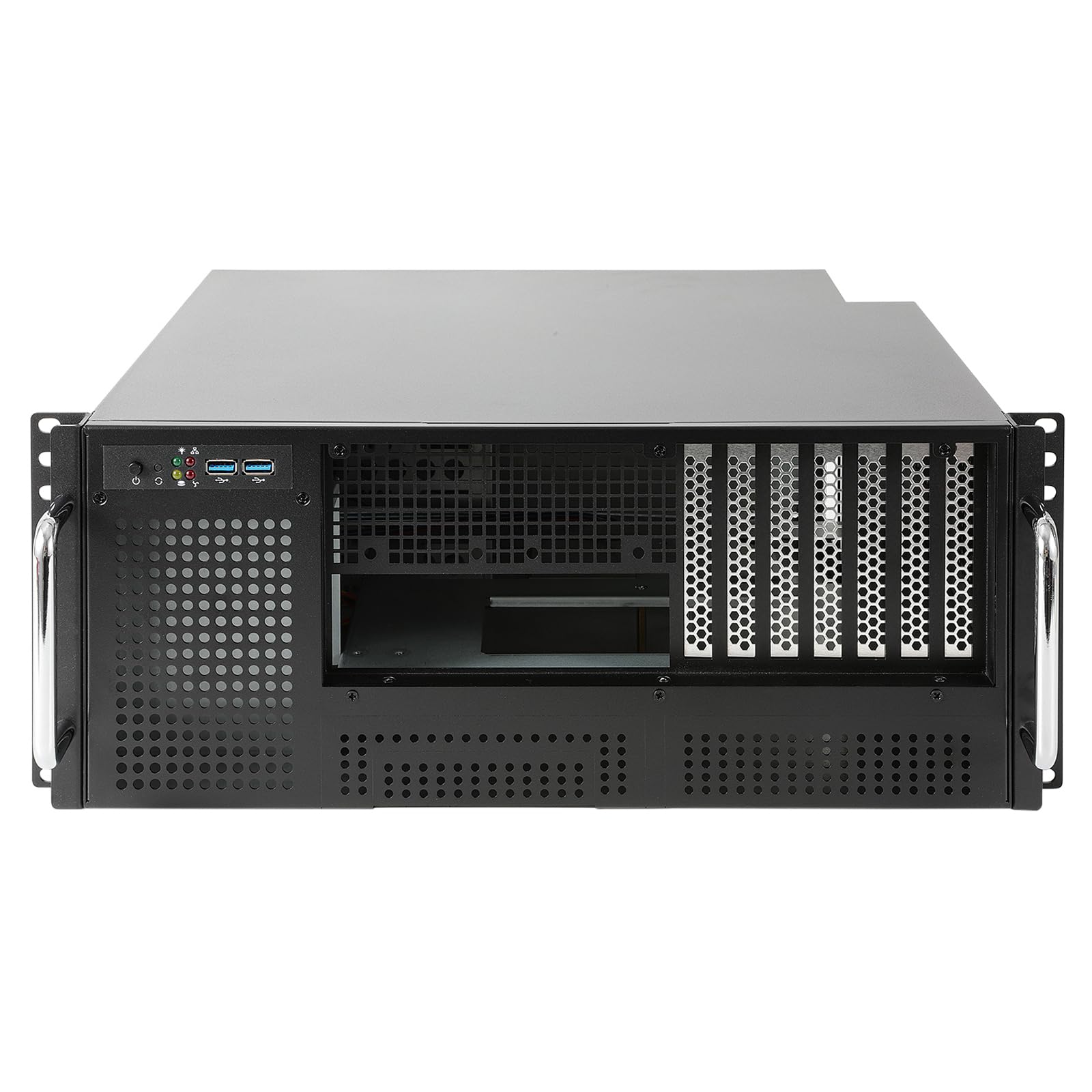 Amazon.com: Thundcase Rackmount 4U Front I/O ATX/Micro ATX Chassis USB3 ...