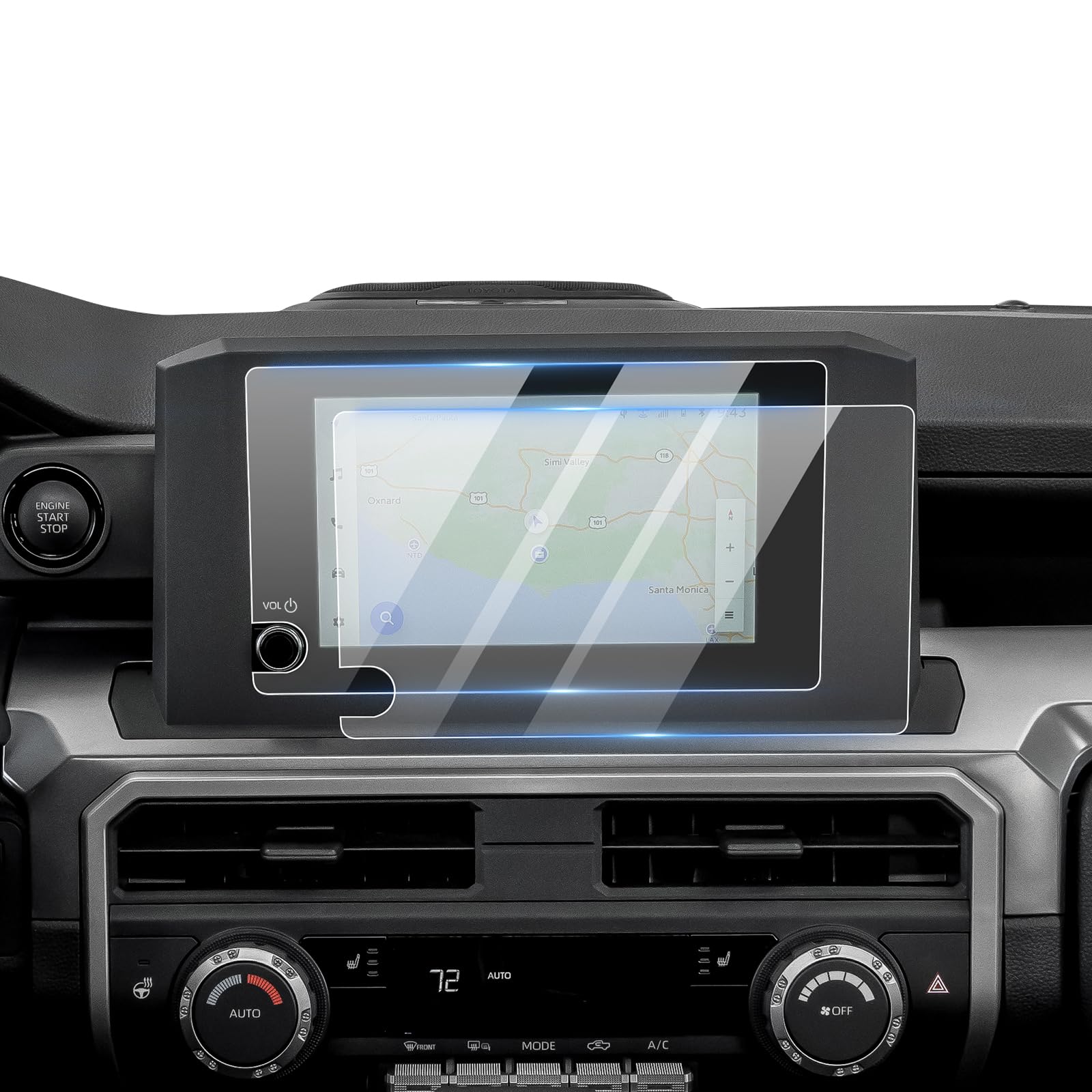 Amazon.com: Karltys 2 Pack 2024 2025 Tacoma Screen Protector for Toyota ...