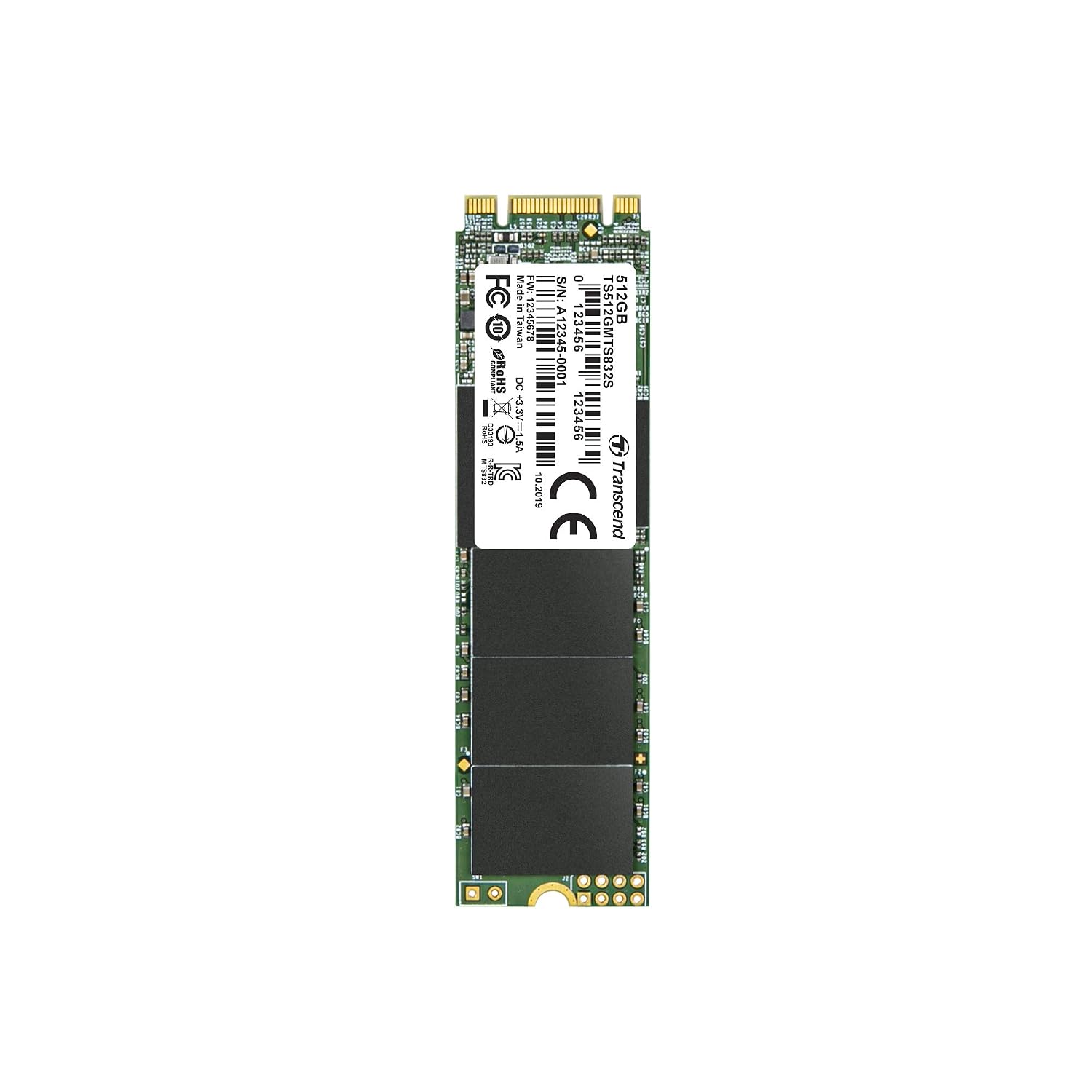 Amazon.in: Buy Transcend 512GB M.2 SSD 832S SATA III 6Gb/s, DDR3 DRAM ...