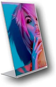 Amazon.com: A5 Portrait Acrylic Lean To Counter (Lean back) Leaflet ...
