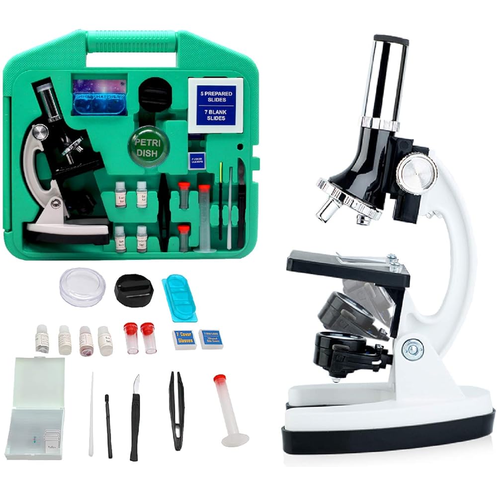 $9/mo - Finance Microscope Kit for Kids 8-12 100X-1200X 52-Pieces ...