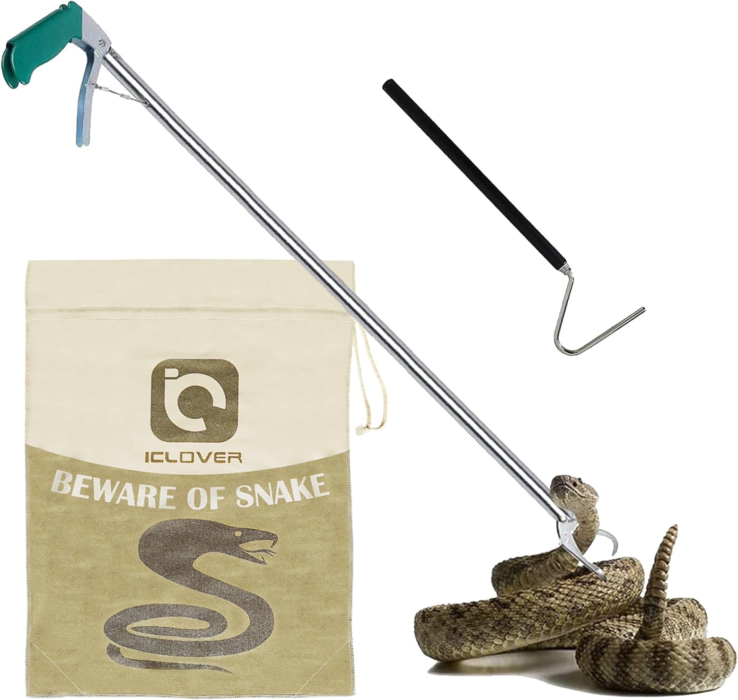 Amazon.com: [3 in 1] Snake Catcher Tool Set IC ICLOVER Professional 47 ...