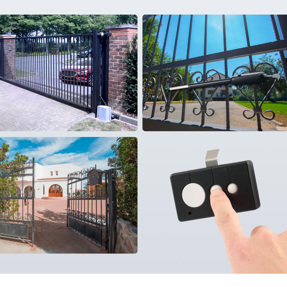 Amazon.com: CO-Z Automatic Sliding Gate Opener with 1 Clip-on Remote ...