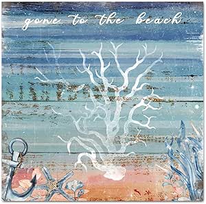 Amazon.com: RightMea Gone to The Beach Wall Sticker Home Decorations ...