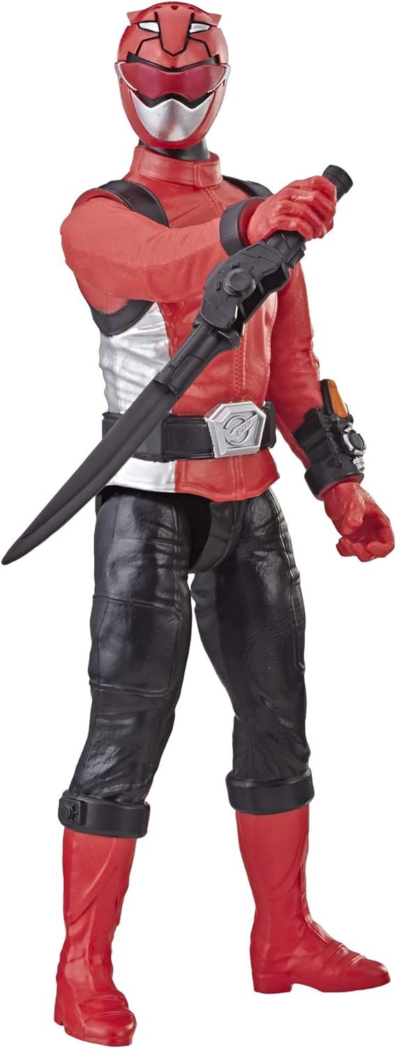 Amazon.com: Power Rangers Beast Morphers Red Ranger 12" Action Figure ...
