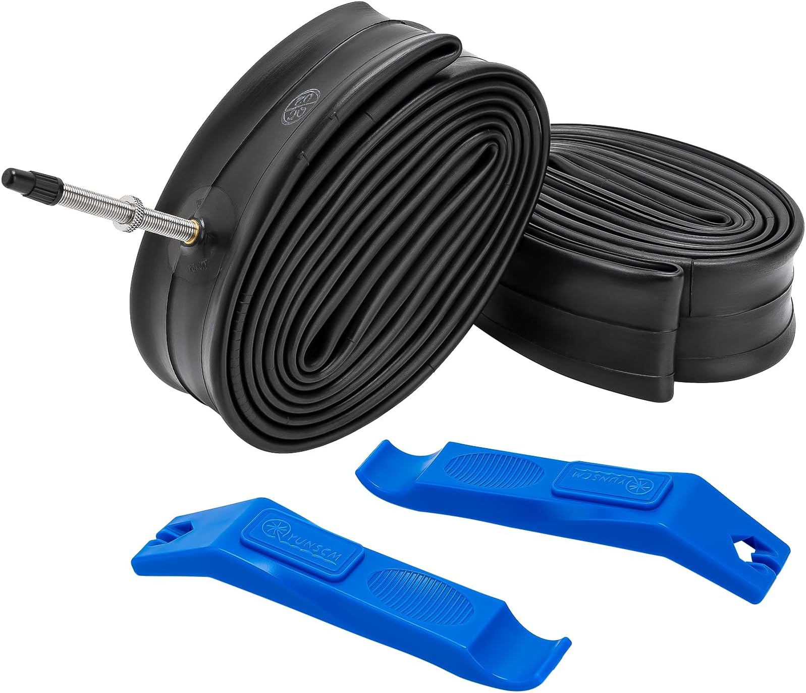 YunSCM 2 Pcs 700x38c Bike Tubes,700x35/43c Bike Inner Tubes Presta ...