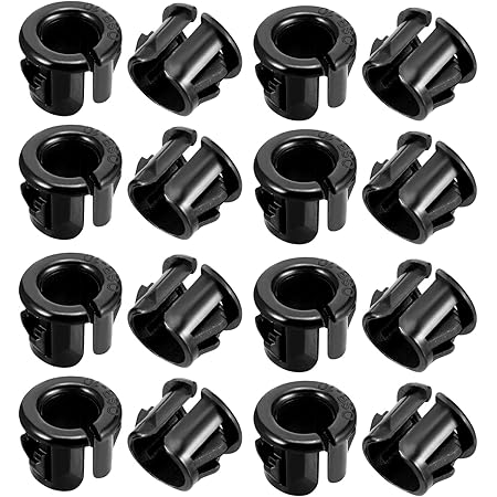 Amazon.com: Fielect 100Pcs 8mm Cable Snap Bushing Grommets Protector ...