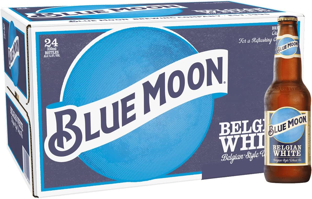 Cerveza Blue Moon Belgian White Belgian Style Wheat 355 ml 24 pack ...