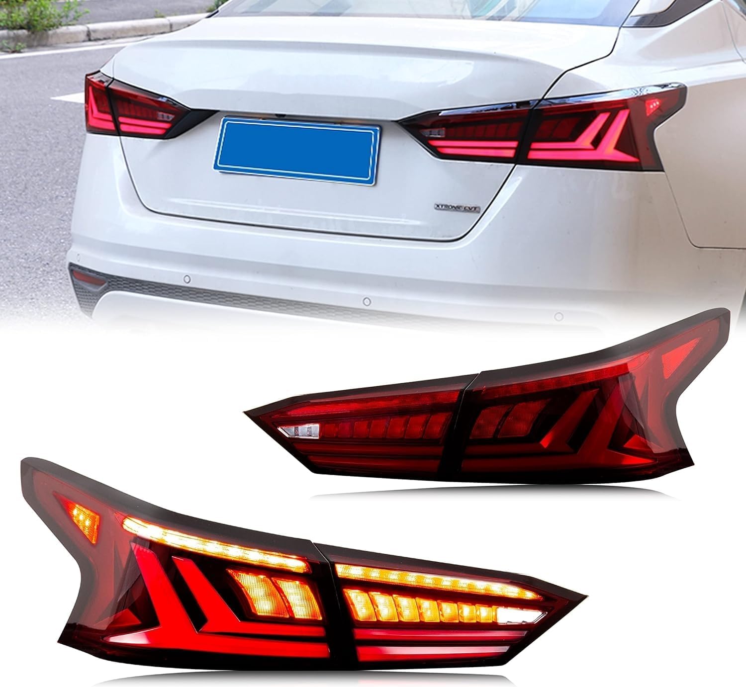 Amazon.com: inginuity time LED Red Tail Lights for Nissan Altima 2019 ...