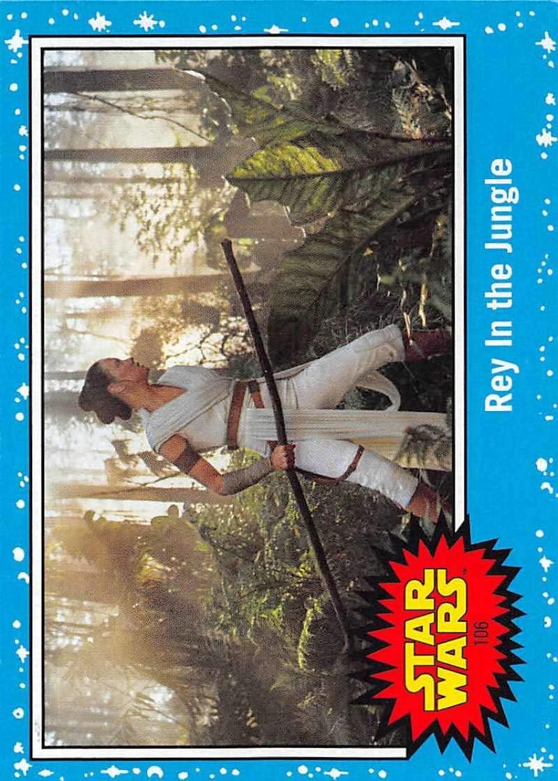 2019 Star Wars Journey to Rise of Skywalker #106 Rey In the Jungle ...