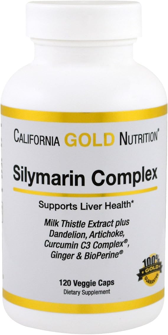 Amazon.com: Silymarin Complex, Liver Health, Milk Thistle, Curcumin ...