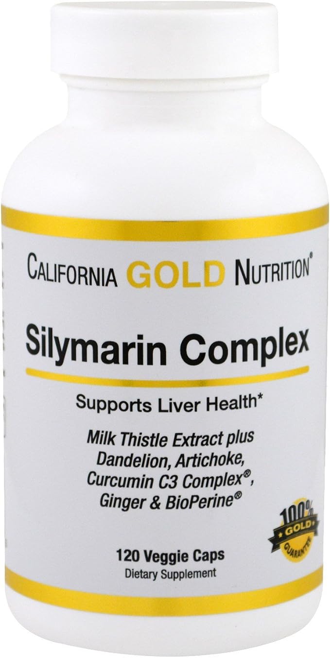 Amazon.com: Silymarin Complex, Liver Health, Milk Thistle, Curcumin ...