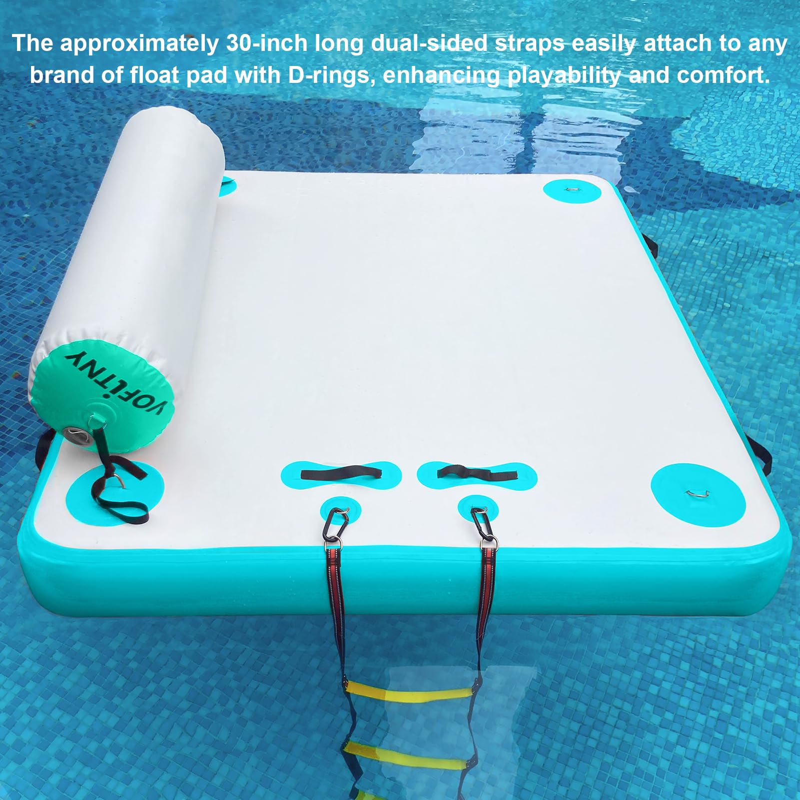 Snapklik.com : VOFiTNY Inflatbale Floating Dock Backrest Or Pillow ...