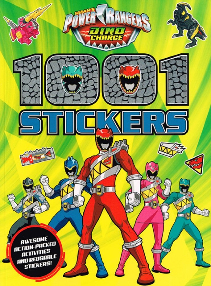 Power Rangers Dino Charge 1001 Stickers: Amazon.co.uk: Power Rangers ...