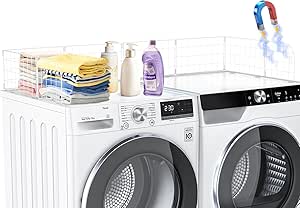 Amazon.com: Magnetic Laundry Guard for Washer and Dryer - 49.5" Metal ...