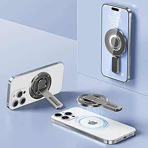 Amazon.com: Magnetic Phone Hand Holder Removable,Double-Sided Magnet ...