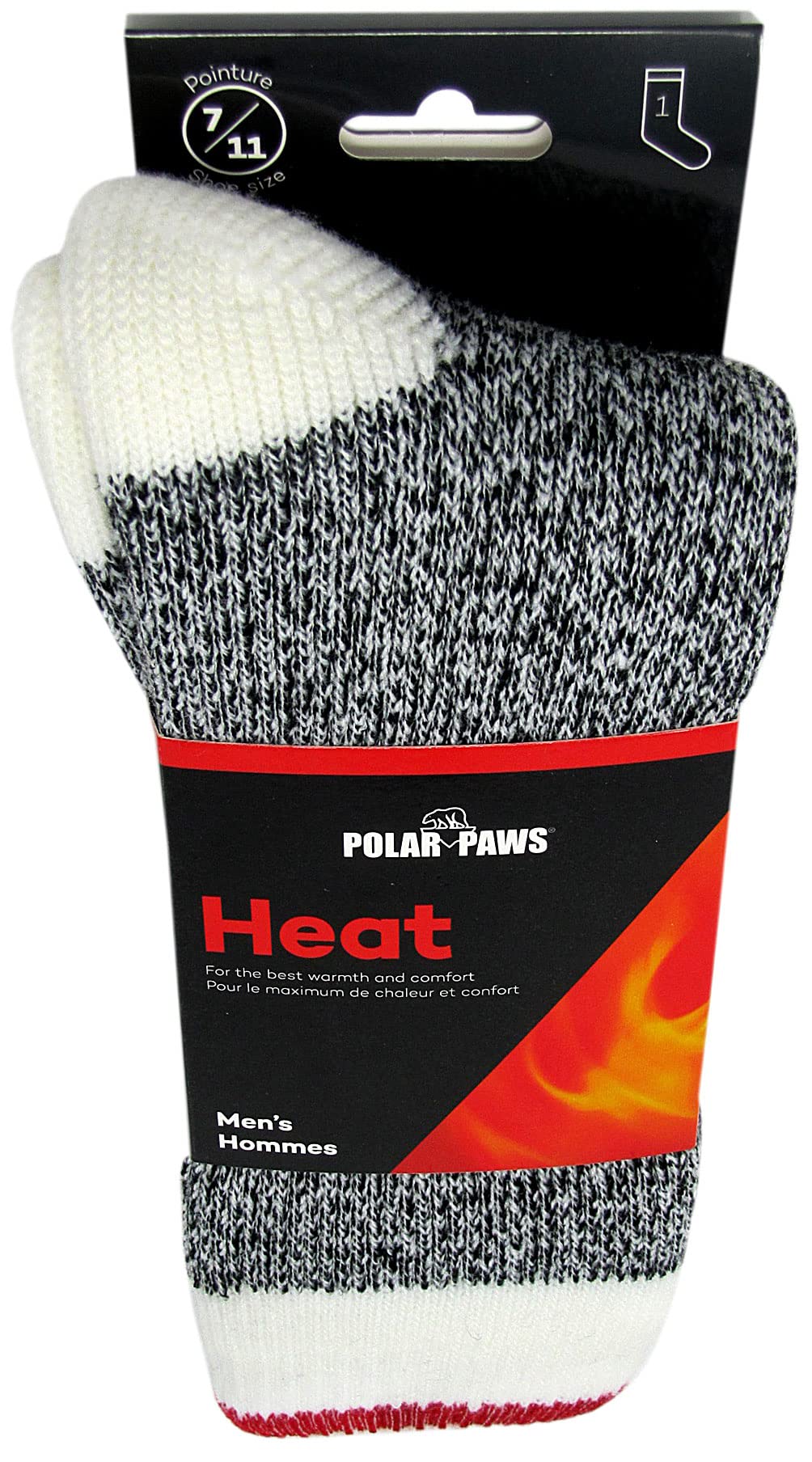 Polar Paws Men's Heat Thermal Work Socks : Amazon.ca: Clothing, Shoes ...