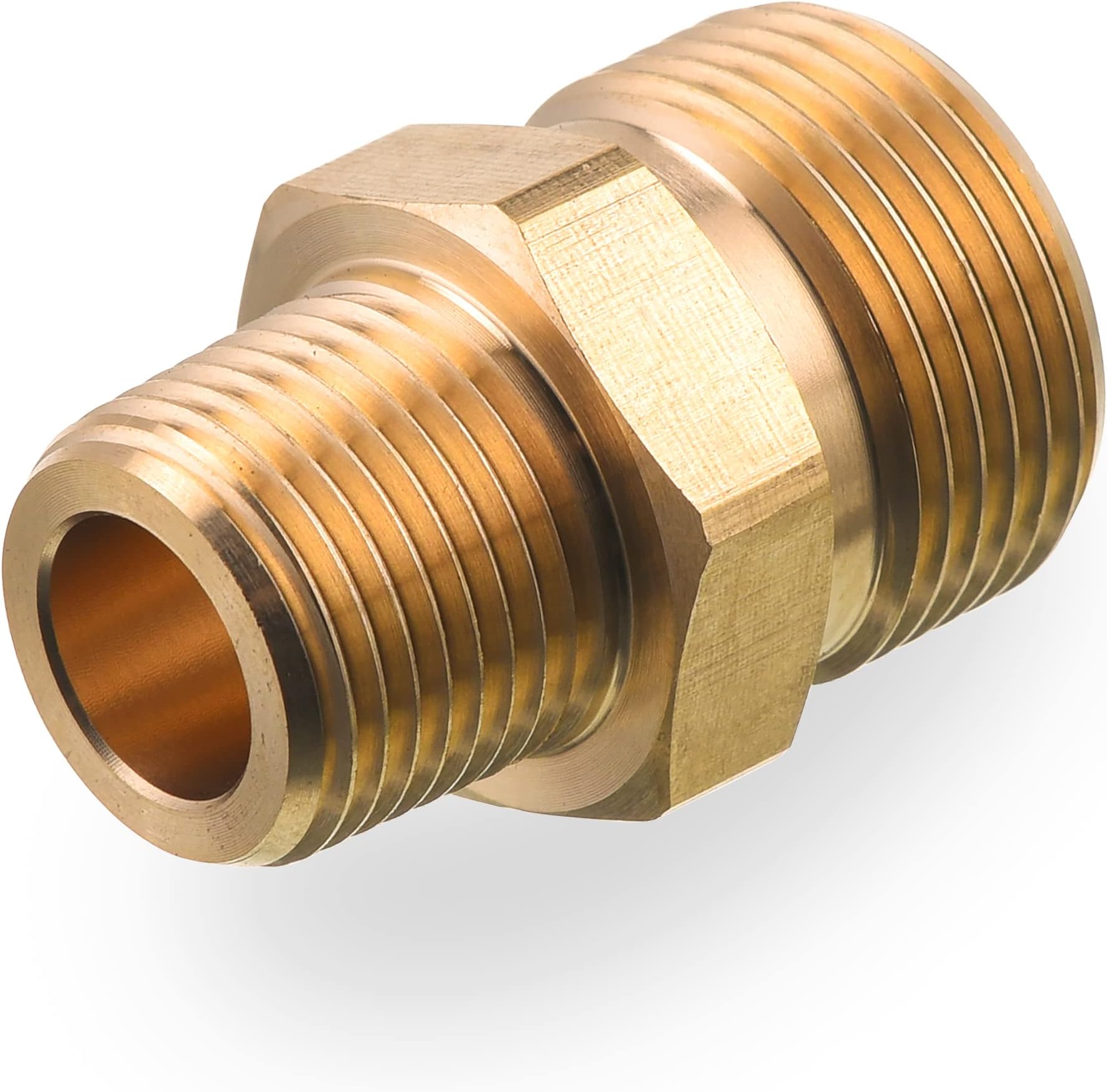 Amazon.com: Brass Male M22/14mm to 3/8 NPT Female Adapter. Power Washer ...