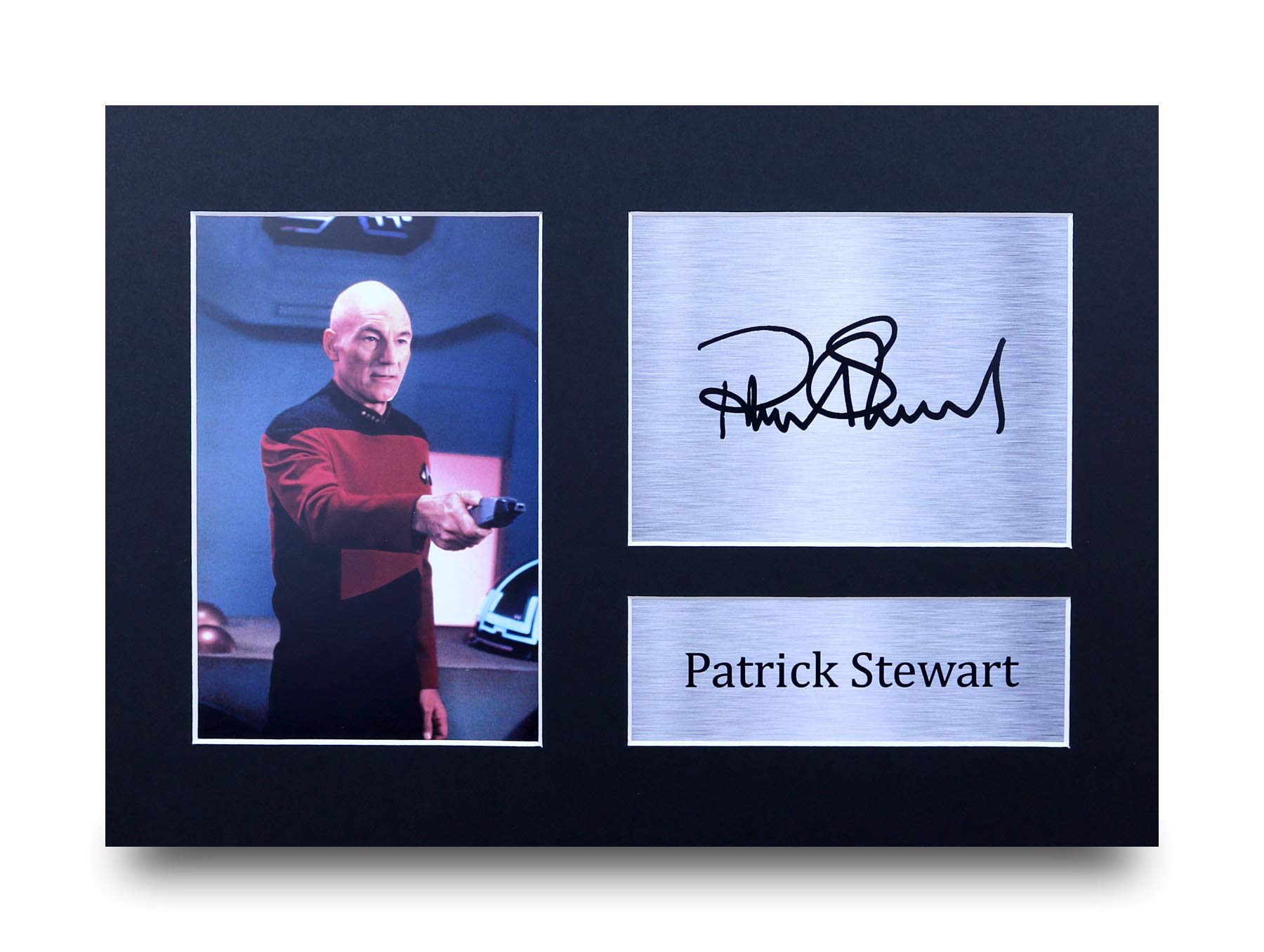 HWC Trading Patrick Stewart Gift Signed A4 Printed Autograph Star Trek ...