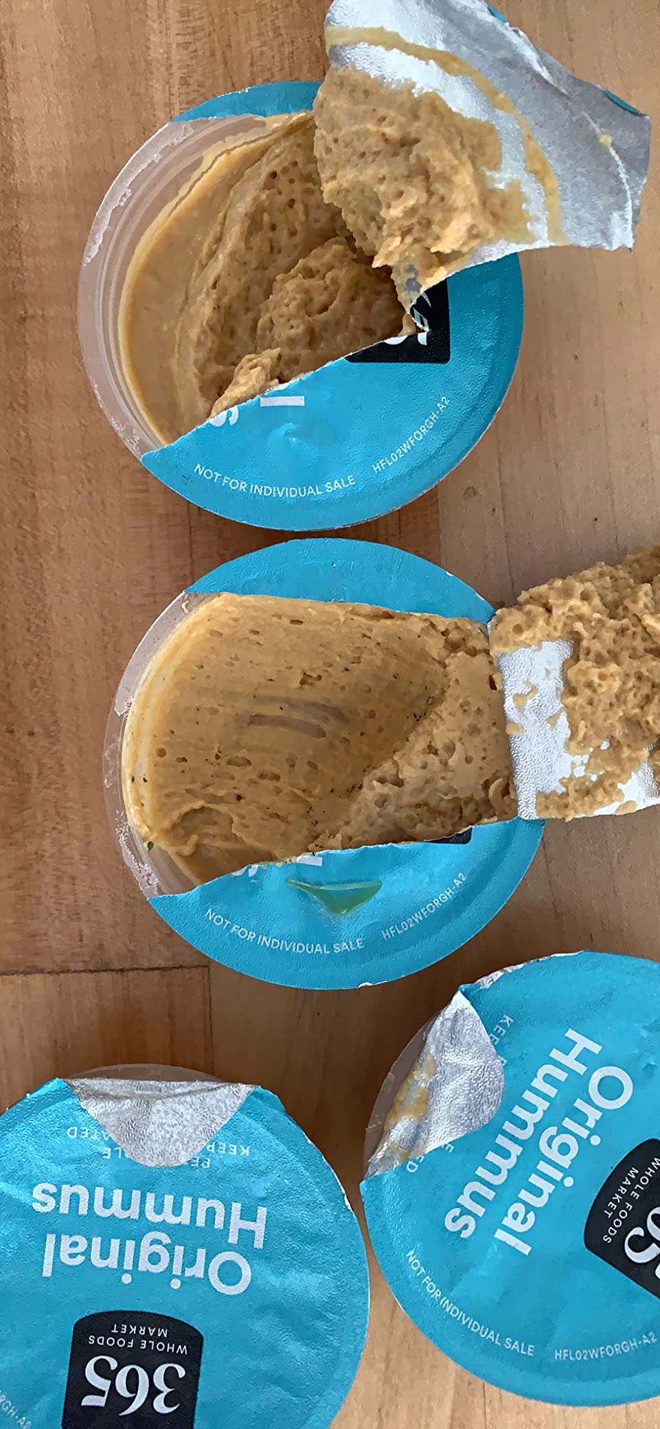 Amazon.com: 365 by Whole Foods Market, Original Single Serve Hummus, 12 ...