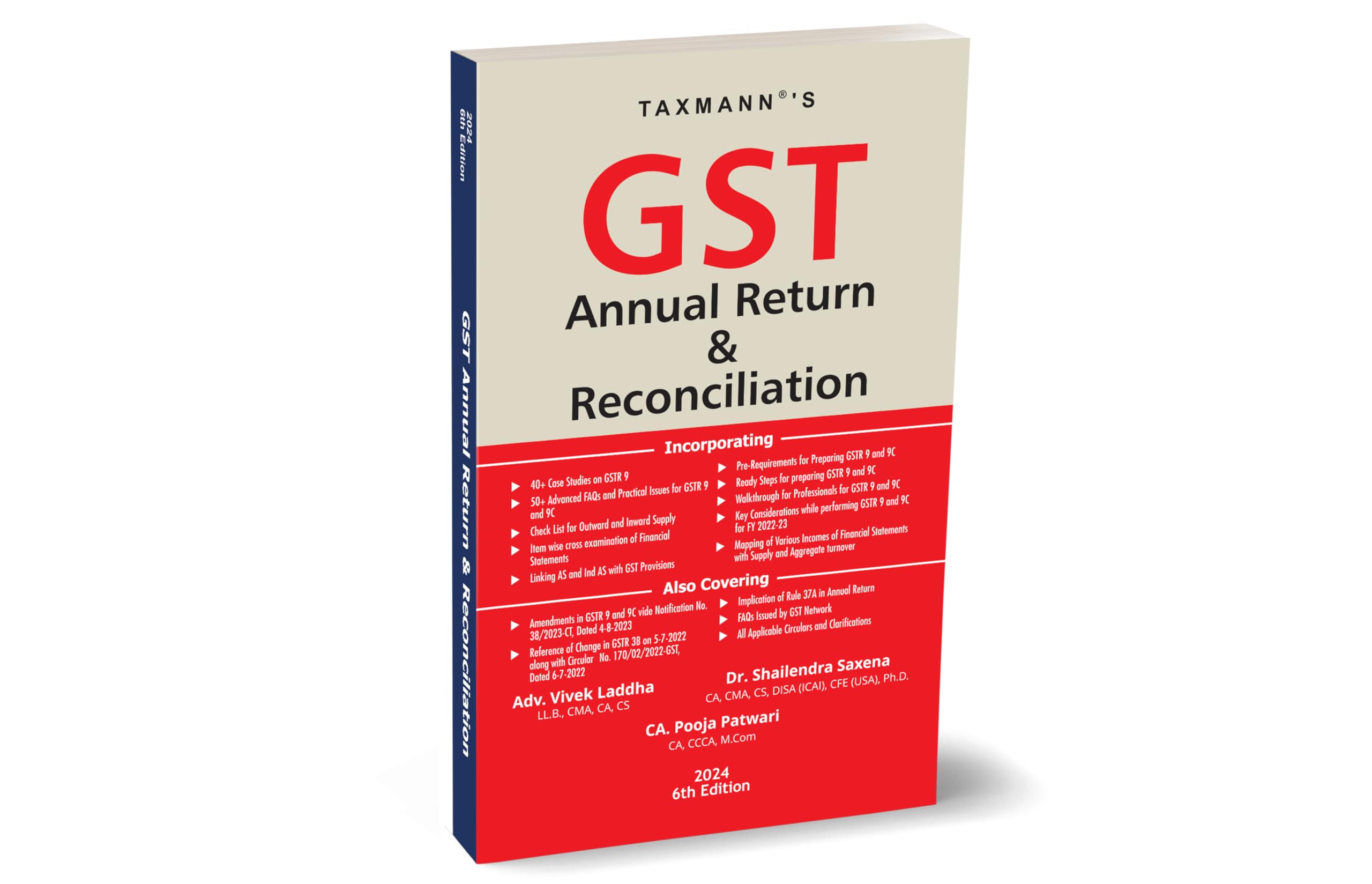 Buy Taxmann's GST Annual Return & Reconciliation – Analysis in form of Case Studies, Advanced ...