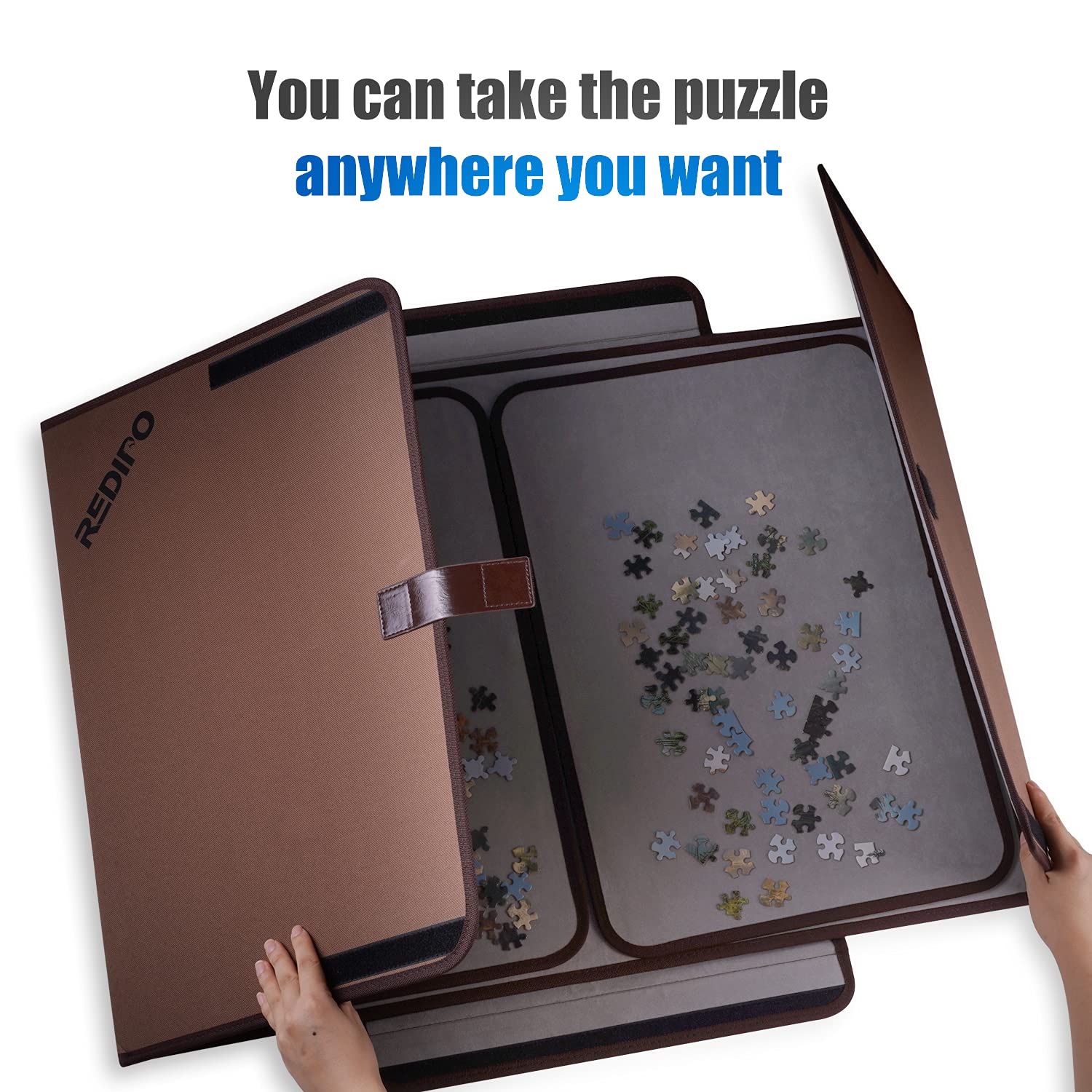 Redipo 1000 Pieces Jigsaw Puzzle Board Mat, Portable Puzzle Table ...